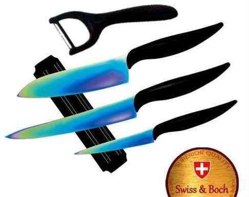 Набор ножей с титановым покрытием (3ножа + овощечи