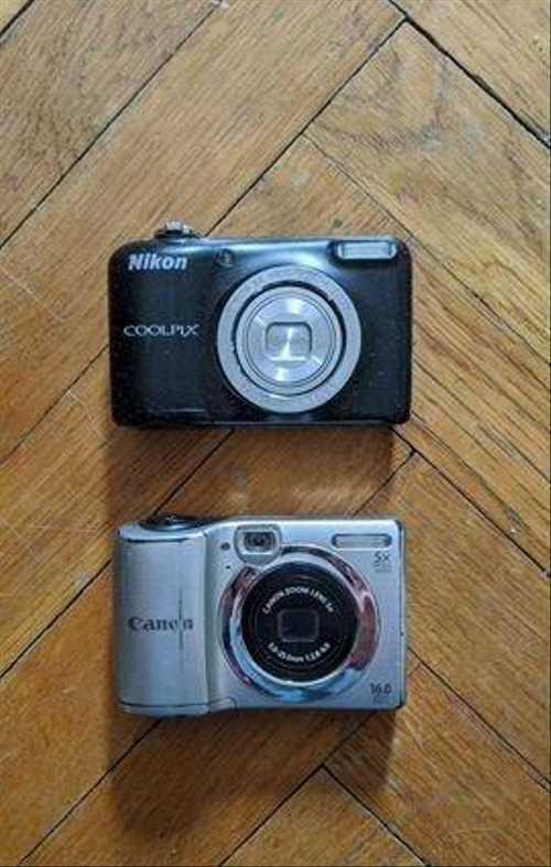 Компактные фотоаппараты nikon canon