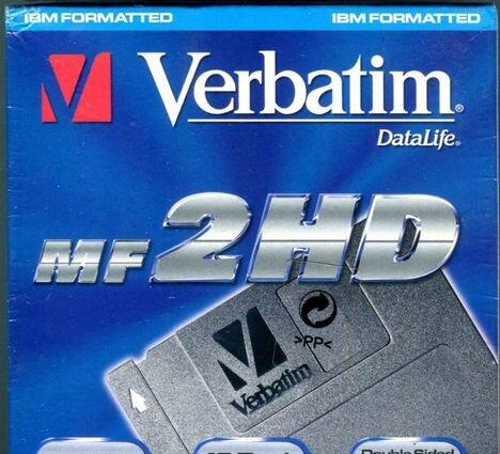 Дискеты Verbatim 1.44Mb (10 штук)