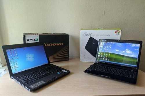 Ноутбуки Acer и Lenovo