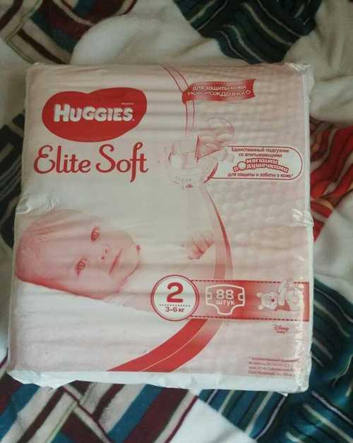 Подгузники Huggies Elite Soft