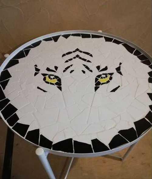 Дизайнерский столик "Тигровый глаз"