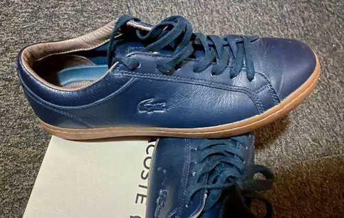 Кроссовки Lacoste Straightset navy leather