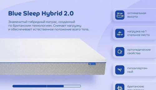 Матрас Blue Sleep Hybrid 2.0