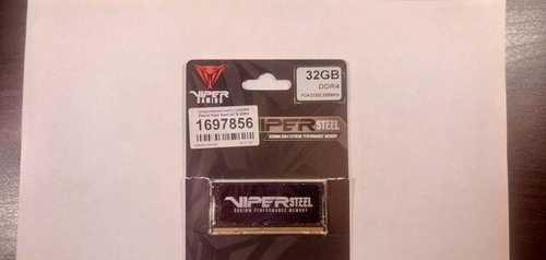 Sodimm DDR4 32GB Patriot Viper Steel