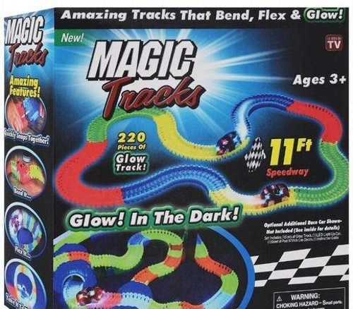 Светящийся гибкий трек magic tracks 220 деталей