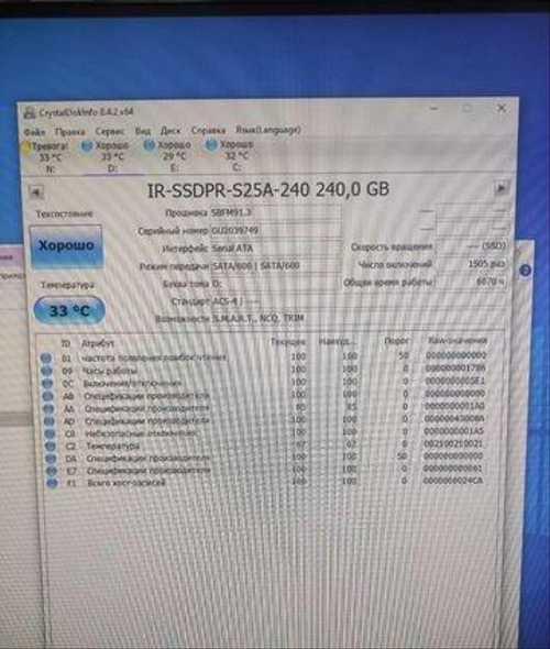 SSD Goodram Iridium 240gb MLC