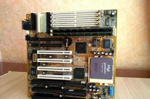 Плата Gigabyte - Socket 7 /Pentium MMX 200 / 128MB