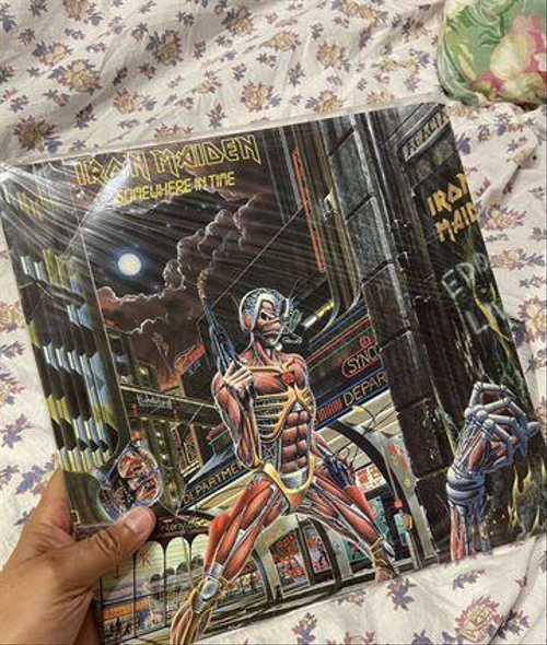 LP Iron Maiden "Somewhere In Time" Gala Records