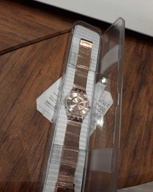 Часы swatch slim skin