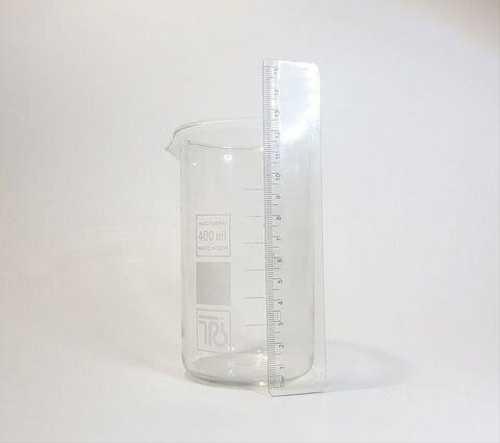 Лабораторный стакан 400мл термостойкий