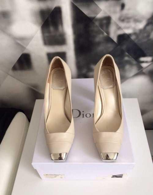 Туфли Dior nude