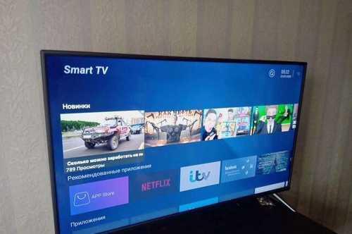 ЖК телевизор 100см. Smart TV,WiFi