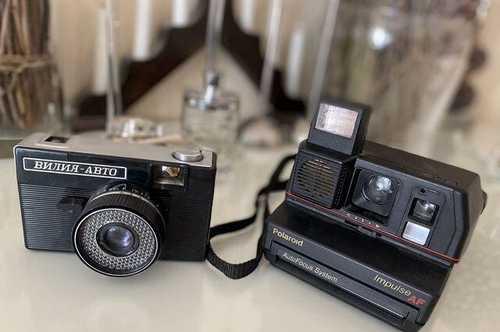 Фотоаппарат polaroid, фотоаппарат СССР Вилиа Авто