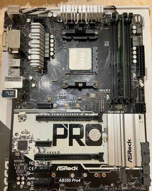 Материнская плата ASRock AB350 PRO 4