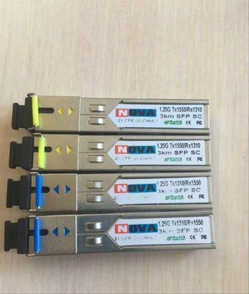 Модуль оптический nova (bidi SFP 1.25G Tx1550/Rx13