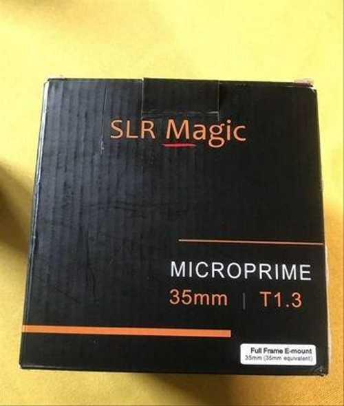 SLR Magic Microprime 35mm T1.3 Full Frame E-mount