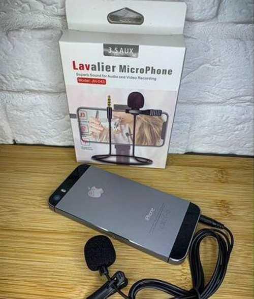 Микрофон петличный Lavalier MicroPhone JH-043 jack