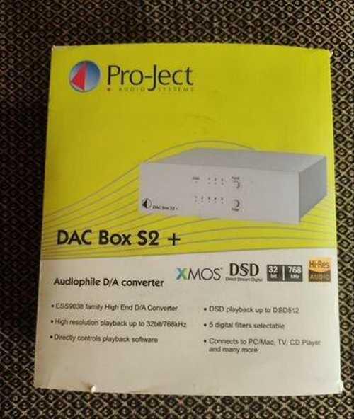Цап DAC Pro-Ject BOX S2 +