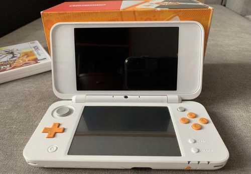 New Nintendo 2ds XL бело-оранжевый