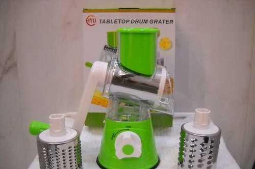 Новая овощерезка ручная tabletop drum grater