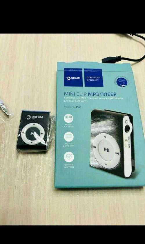 Новый MP3 плеер мини с наушниками