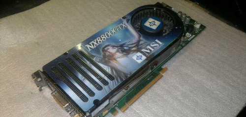 MSI GeForce 8800 GTX 575Mhz PCI-E 768Mb 1800Mhz