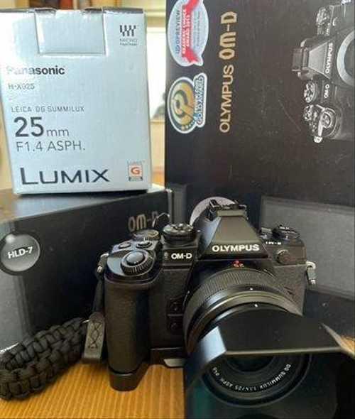 Камера Olympus OMD E-M1 + объектив Leica 25mm f1.4