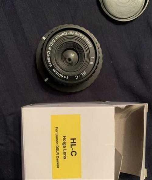 Объектив hl-c holga lens for canon dslr 60mm f/8,0