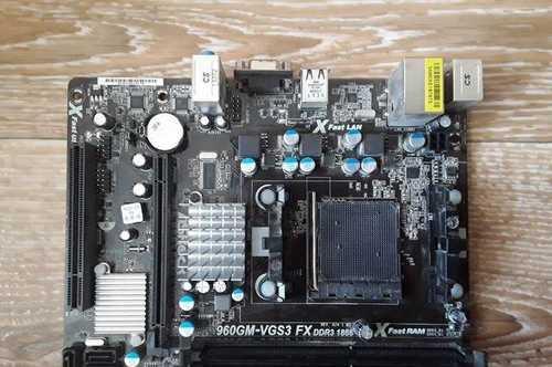 Asrock 960gm vgs3 fx нет изображения