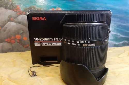 Sigma AF 18-250mm f/3.5-6.3 DC OS HSM Canon