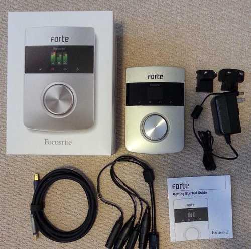 Focusrite forte Звуковая карта проф. обмен