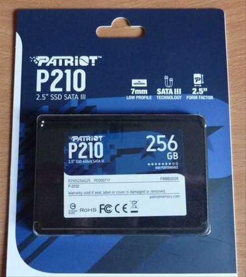 SSD 256GB Patriot Memory P210 (P210S256G25)