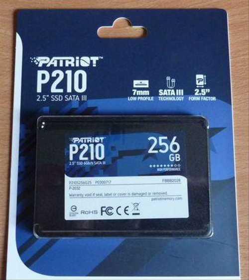 SSD 256GB Patriot Memory P210 (P210S256G25)