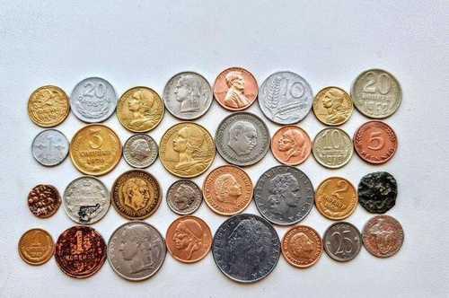 Монеты старинные (32 штуки)