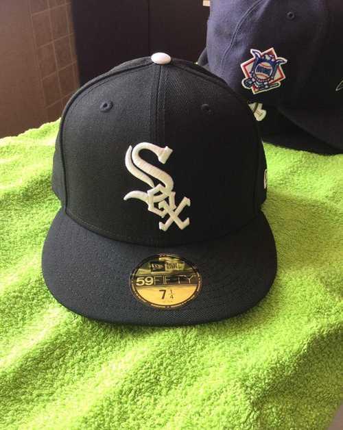 New era Бейсболка 59fifty retro chicago white SOX