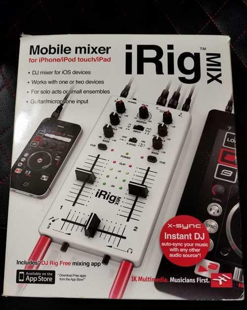 Микшер IK Multimedia iRig Mix новый