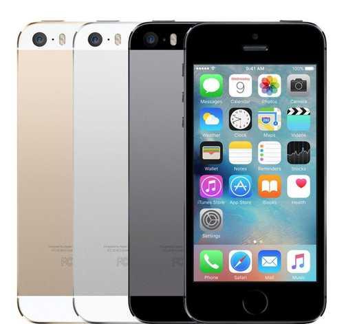 iPhone 5s 16/32 gb. REF (как новый) silver gold