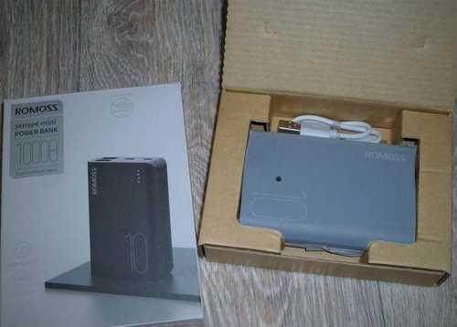 Повербанк Romoss Sense 4 10000mAh(Новый)