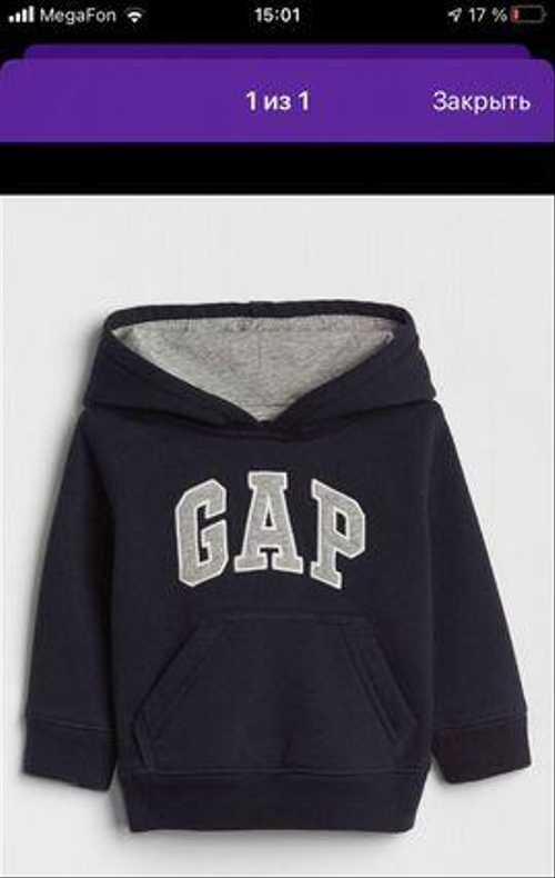 Новая толстовка GAP