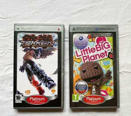 Диски для PSP: Tekken + Little Big Planet