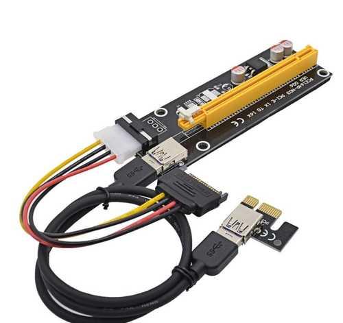 USB райзер PCI-E 60см ver 006 рейзер riser