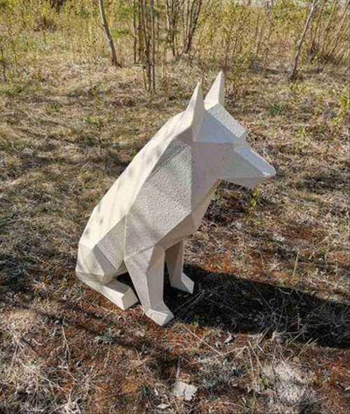 Скульптура из металла "Собака"