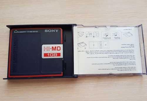 HI-MD мини диск sony,1GB