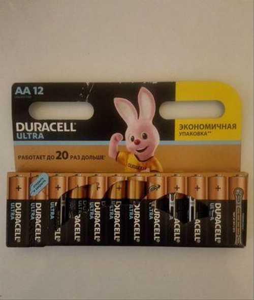 Батарейки аа Duracell ultra