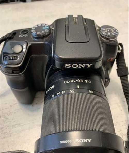 Зеркальный фотоаппарат Sony Alfa dslr-A100