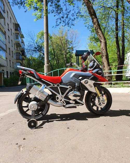 Детский электробайк BMW R1200GS артикул 80 93 2 41