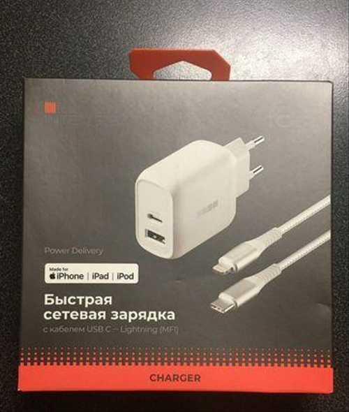 Сетевое зарядное устройство InterStep USB+TypeC