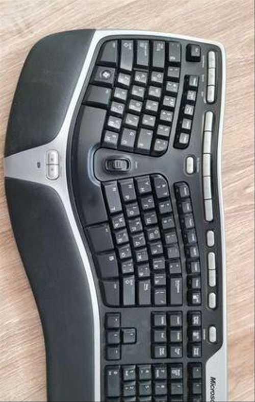 Игровая клавиатура Microsoft natural ergonomic key