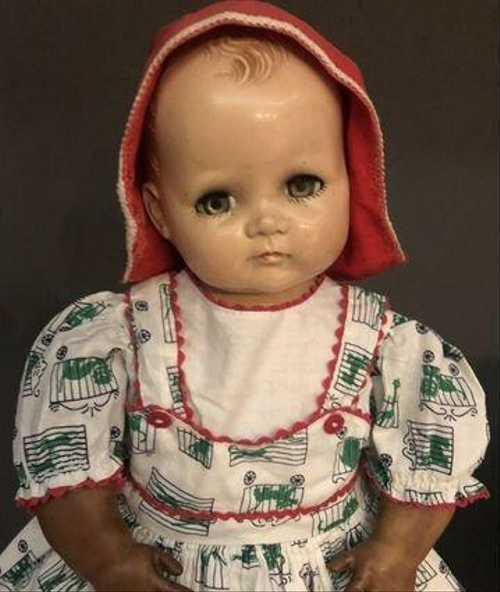 Кукла 40х годов Красная Шапочка